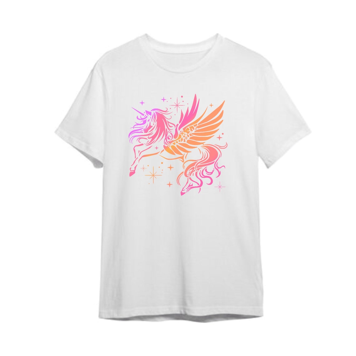Colorful Alicorn Unicorn Pegasus Cricut Sublimation SVG/PNG Digital ...