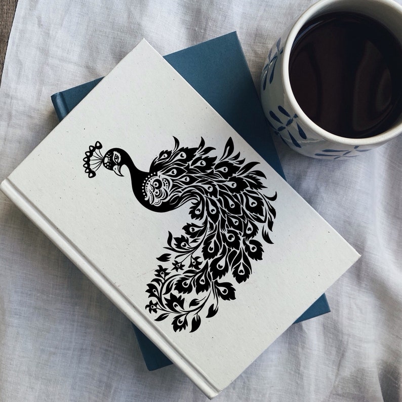 Fancy Peacock Boho Design SVG PNG PSD Digital Download for Cricut and ...
