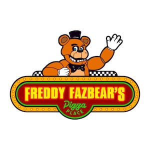 Fazbear Five Nights at Freddy’s Marquee SVG/PNG Digital Download for ...