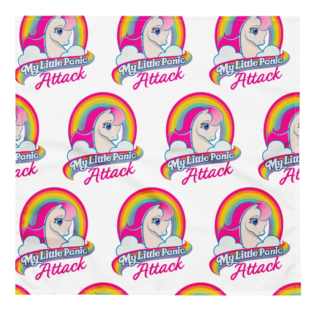 My Little Panic Attack Bandana MLP Spoof Funny - Etsy