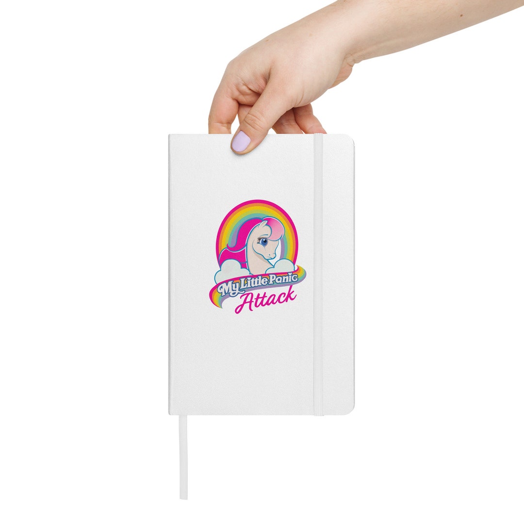 My Little Panic Attack Hardcover Bound Notebook MLP Spoof Funny Anxiety ...