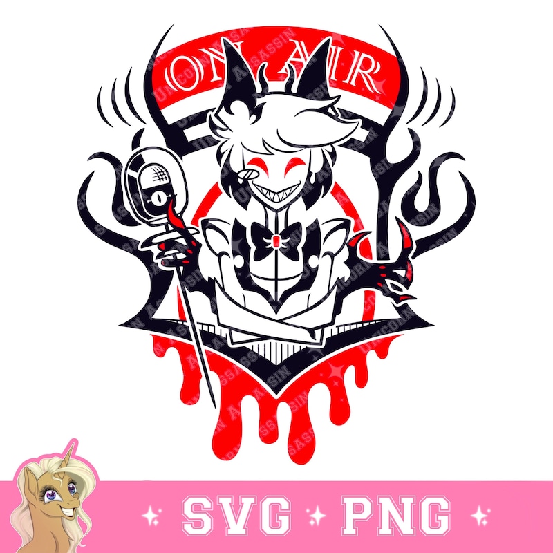 Hazbin Alastor Svg - Etsy