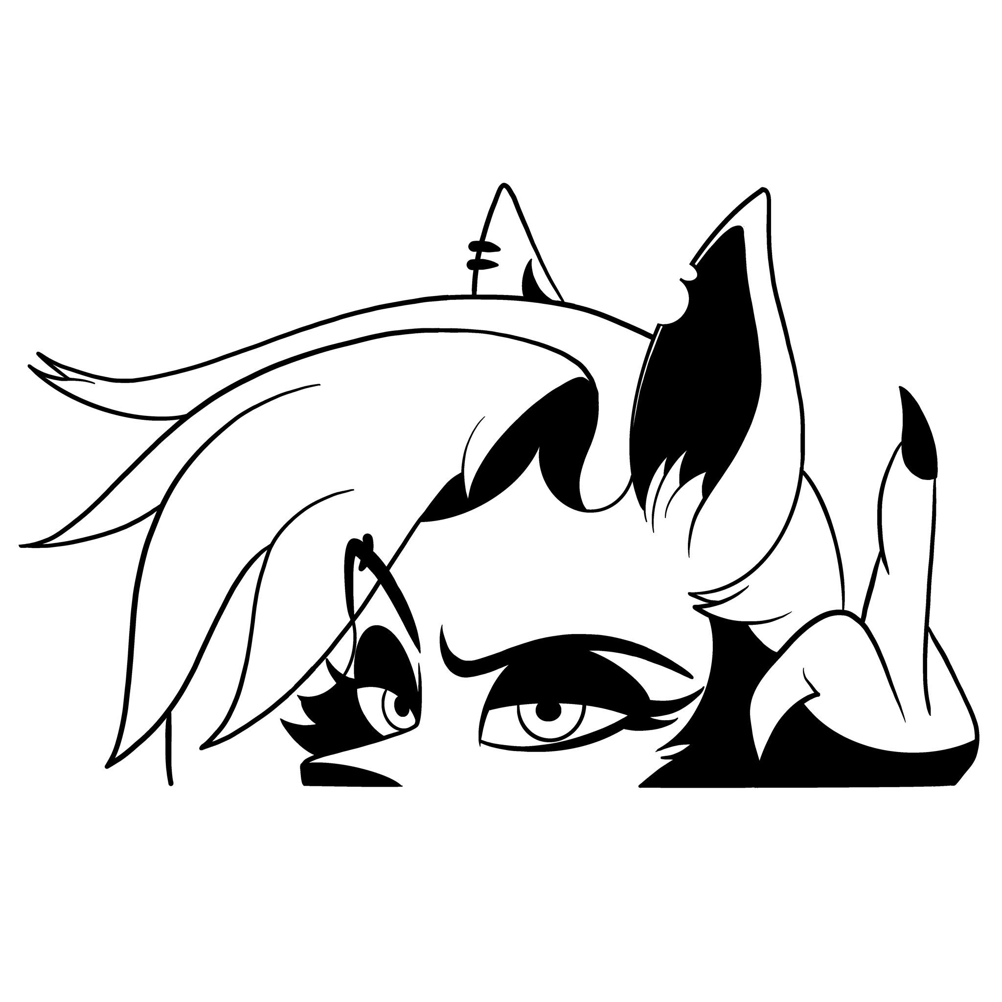 F U Loona Flipping off SVG/PNG Digital Download for Cricut Vinyl ...