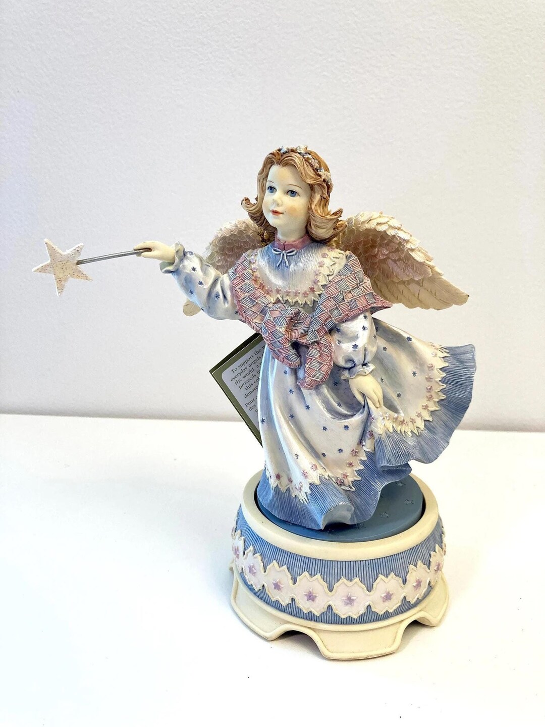Everyday Angels Angel of Wishes With Magic Star Betty Singer Music Box ...