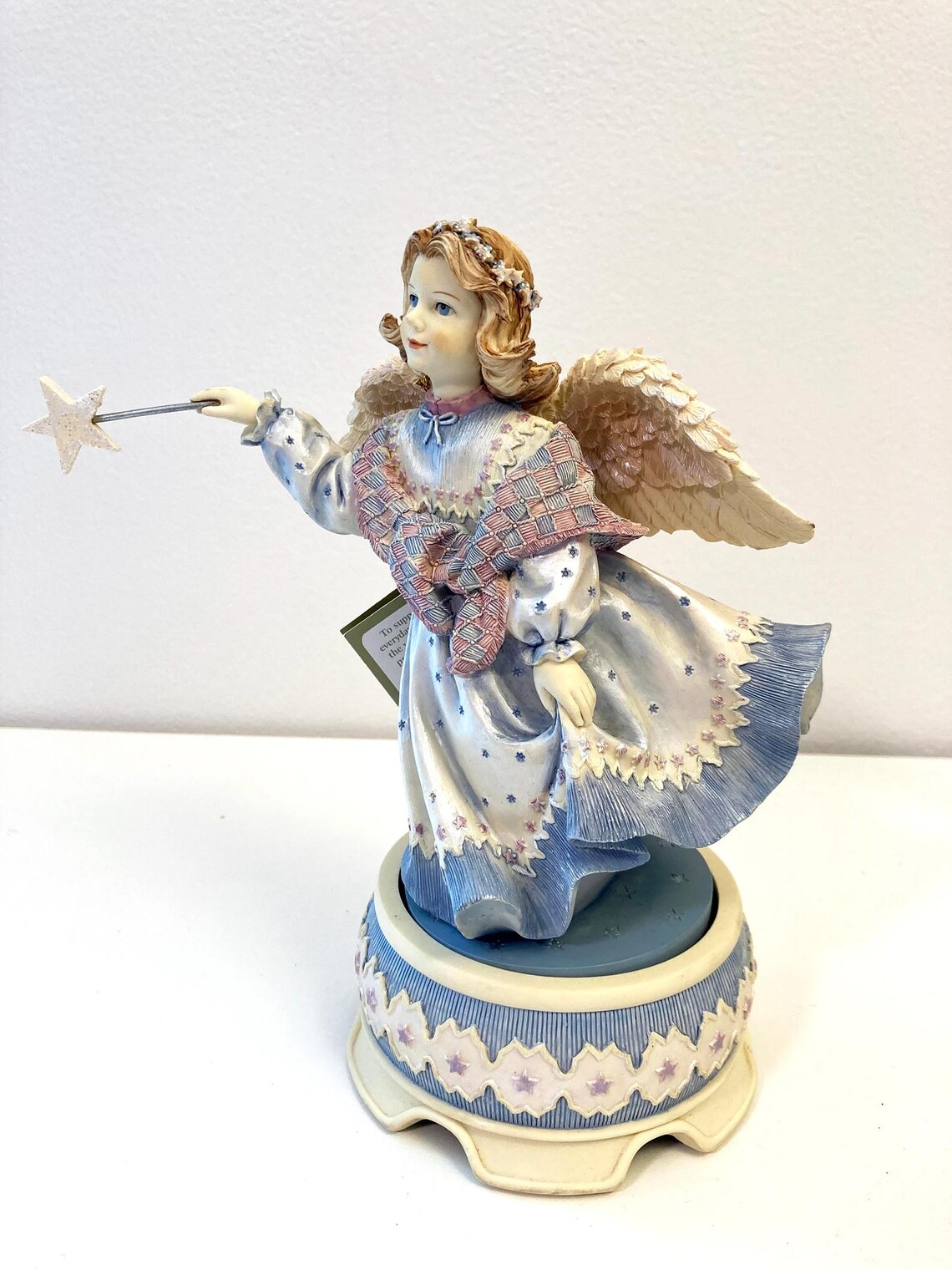 Everyday Angels Angel of Wishes With Magic Star Betty Singer Music Box ...