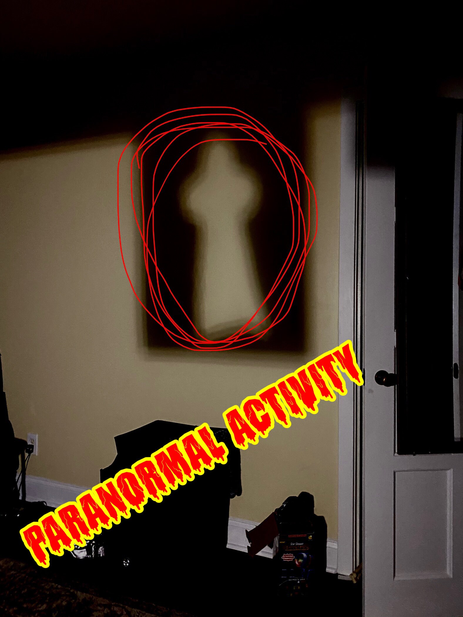 Creepy Ghost Shadow Cutout Printable PDF - Etsy