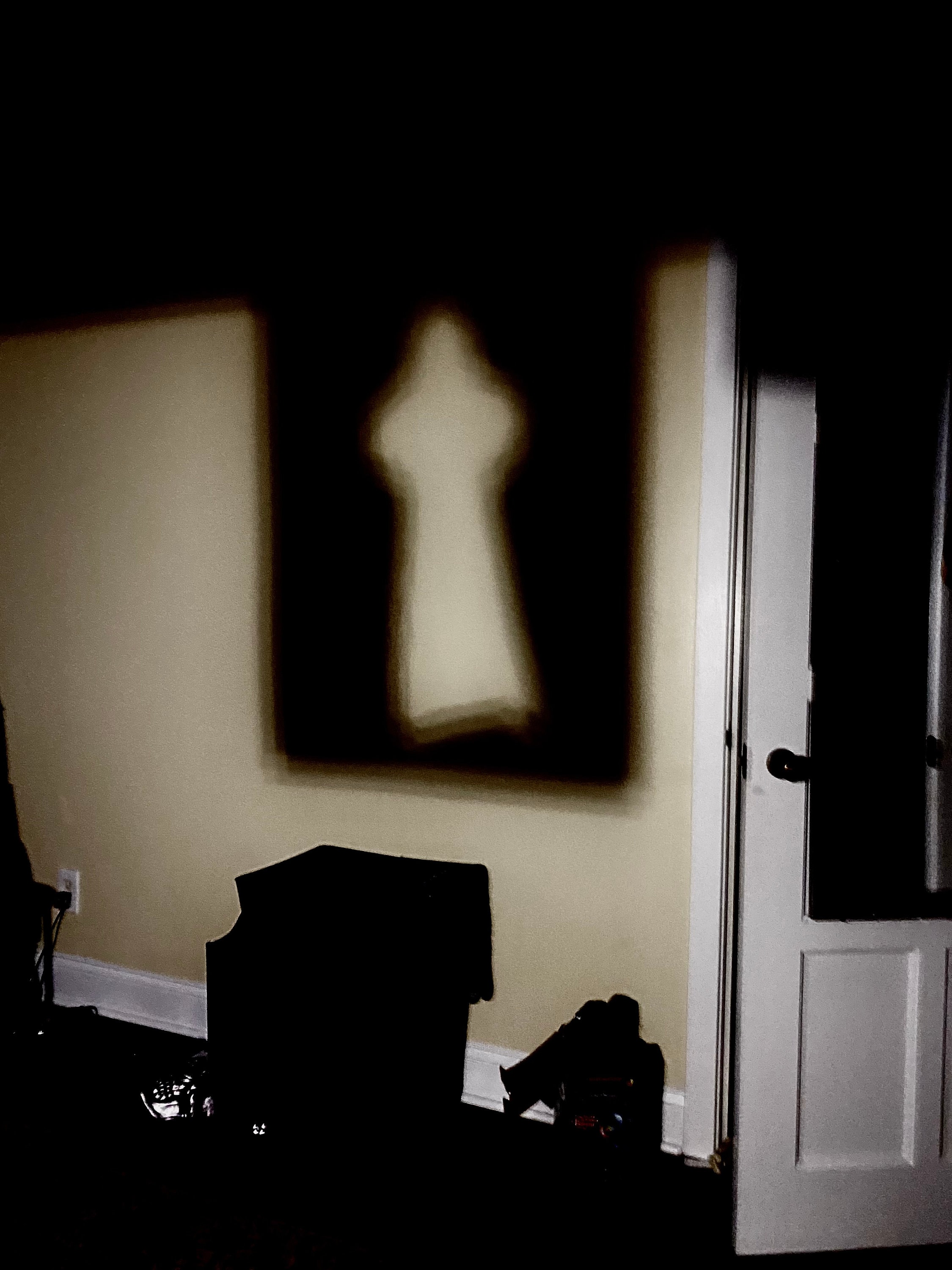 Creepy Ghost Shadow Cutout Printable PDF - Etsy