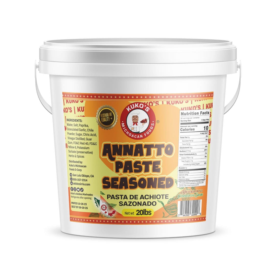 ACHIOTE ANNATTO ADOBO Marinade Paste - Etsy