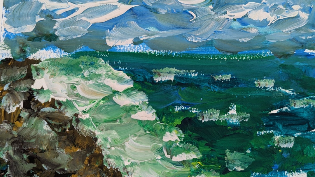 Angry Seas | Ocean | Dark Seas - Etsy