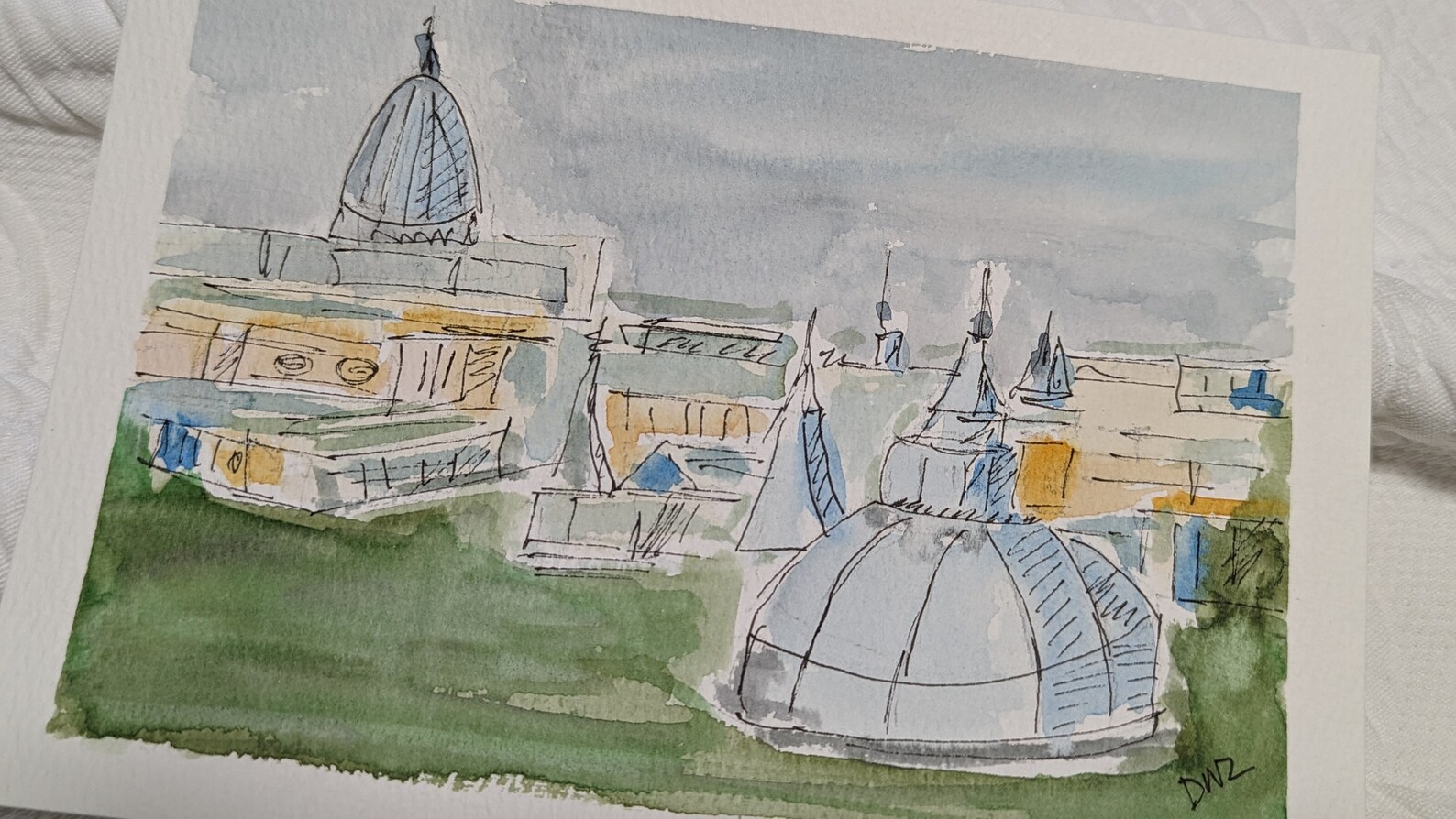 Roman Rooftops (painting Only - No Frame) - Etsy