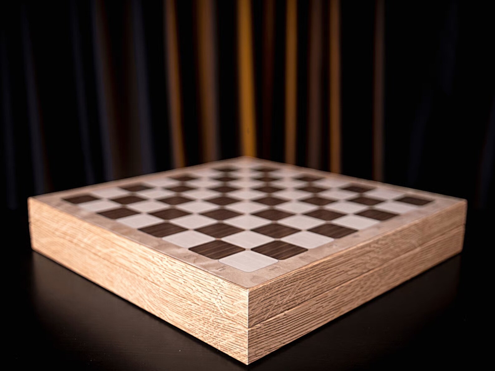Unique Metal Egyptian Chess Set With Antique and Rustic Walnut ...
