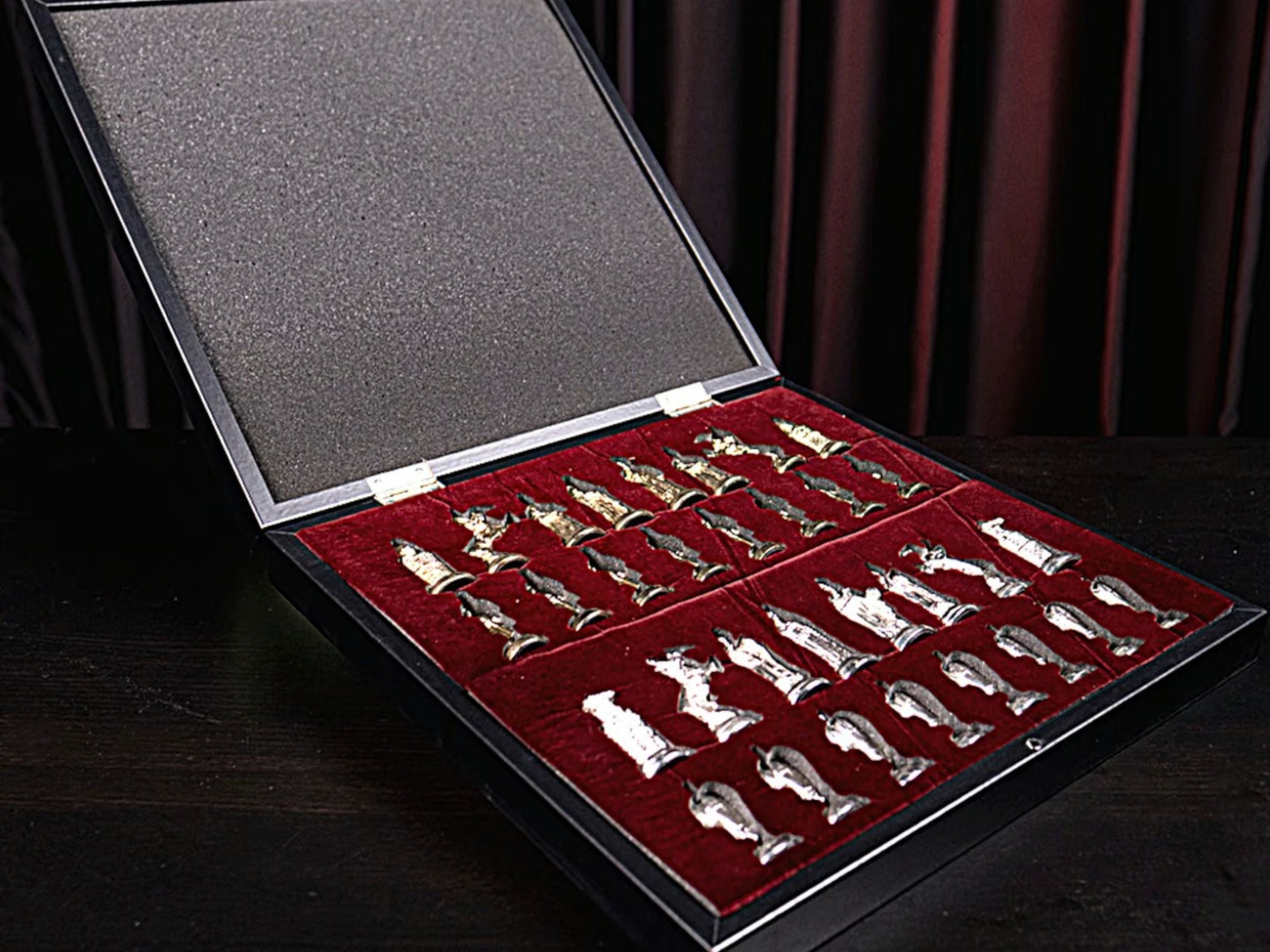 Handcrafted Ottoman-byzantine Chess Set With Metal Pieces and Elegant ...