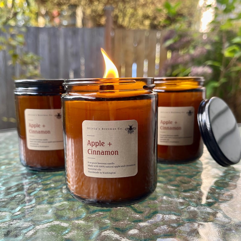 Cinnamon Candles - Etsy