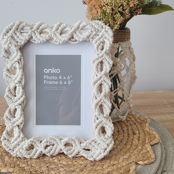Macrame Frame - Etsy