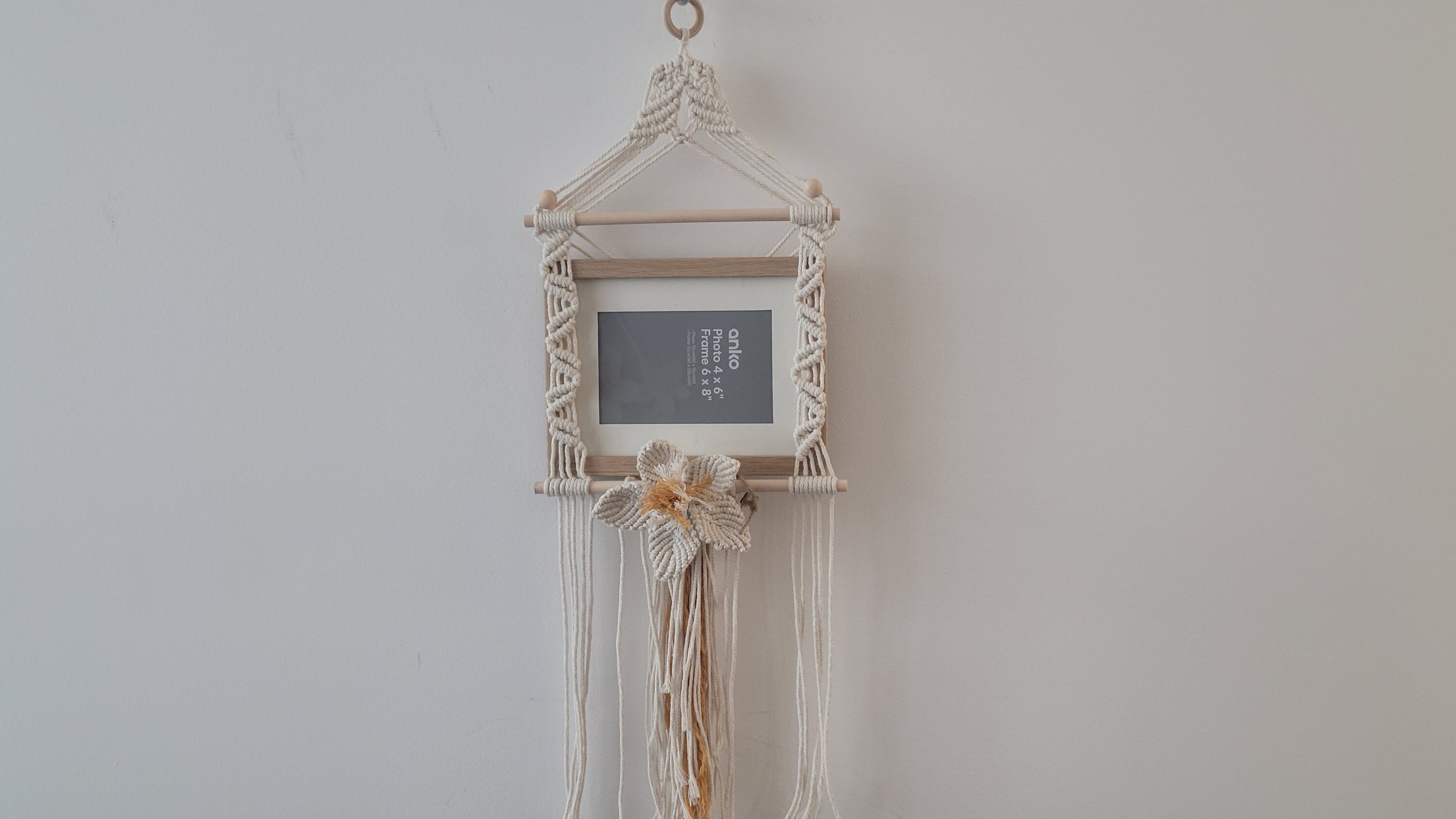 Macrame Photo Frame - Etsy