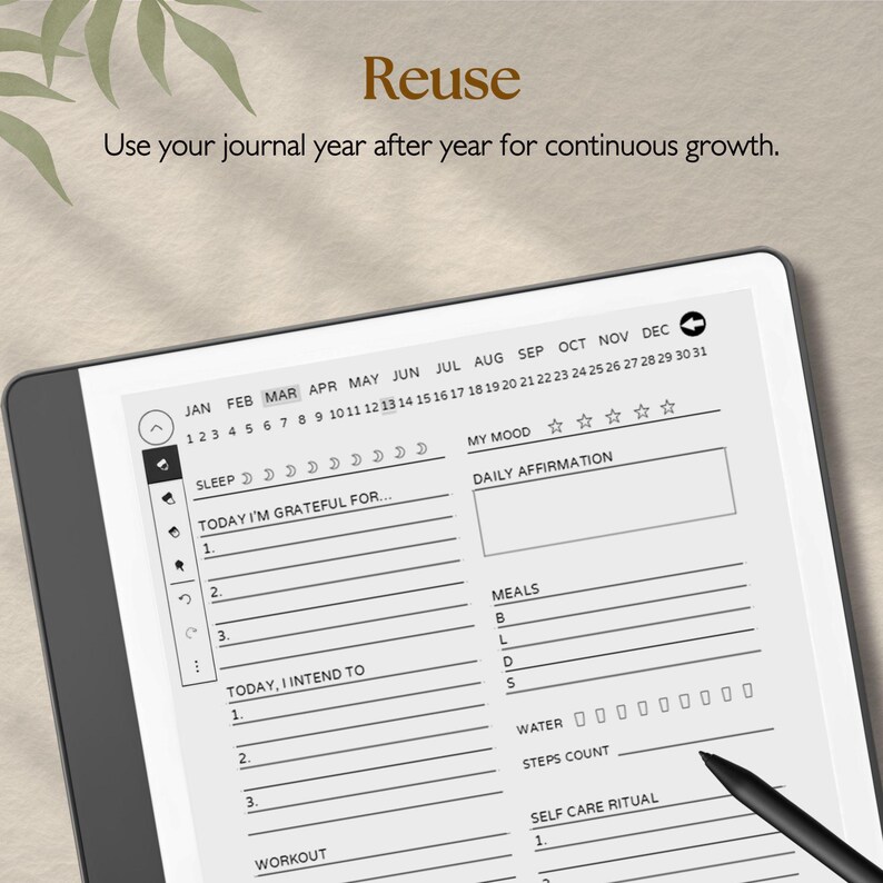 Wellness Journal, Kindle Journal, Daily Journal, Self Care Planner ...