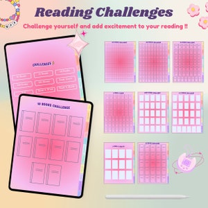 Digital Reading Journal Digital Reading Tracker Journal Goodnotes ...