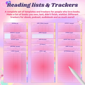 Digital Reading Journal Digital Reading Tracker Journal Goodnotes ...