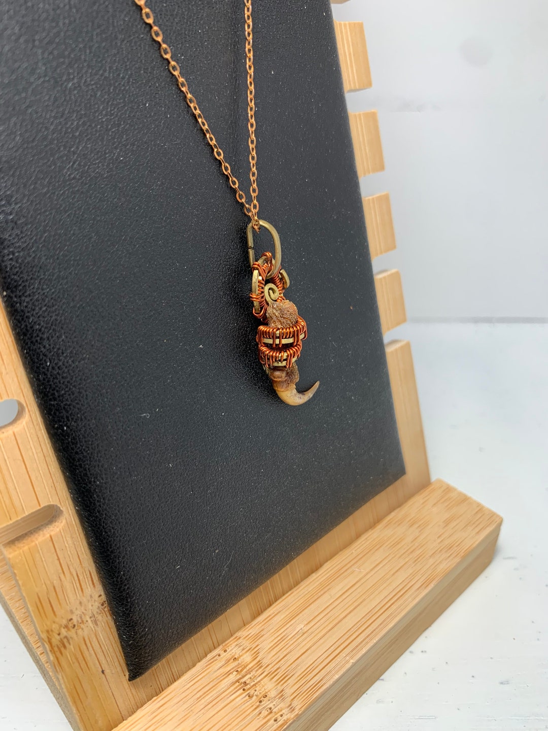 This Pendant is a Unique Piece of Jewelry Made With a Wild Boar Tooth ...