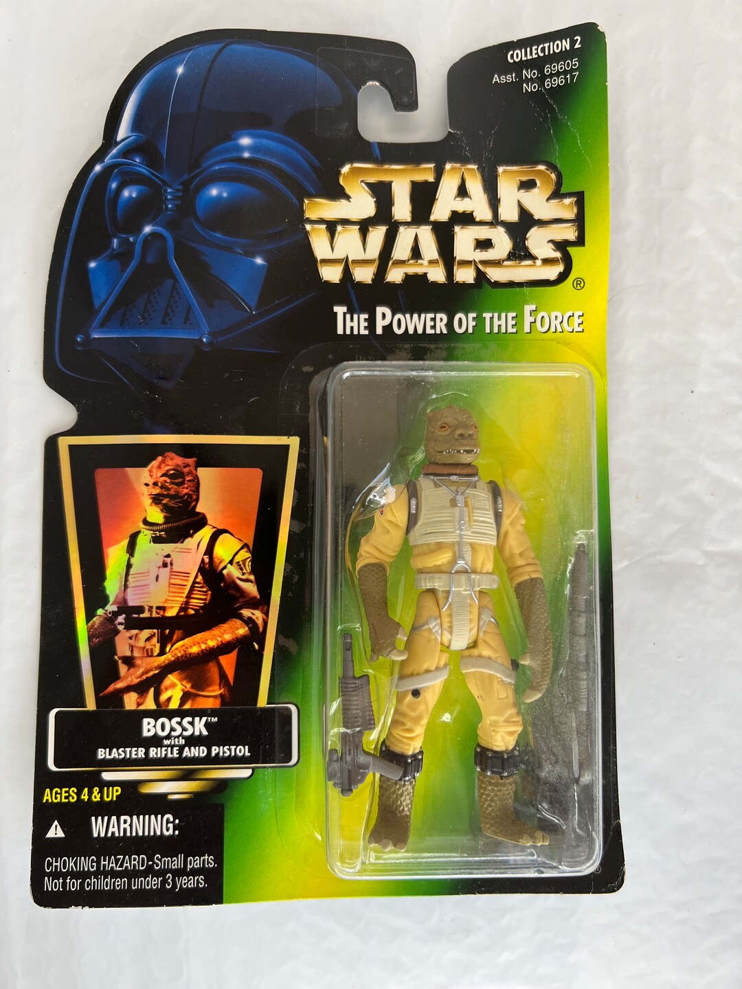 1996 Star Wars Power of the Force Bossk With Blaster Rifle and - Etsy
