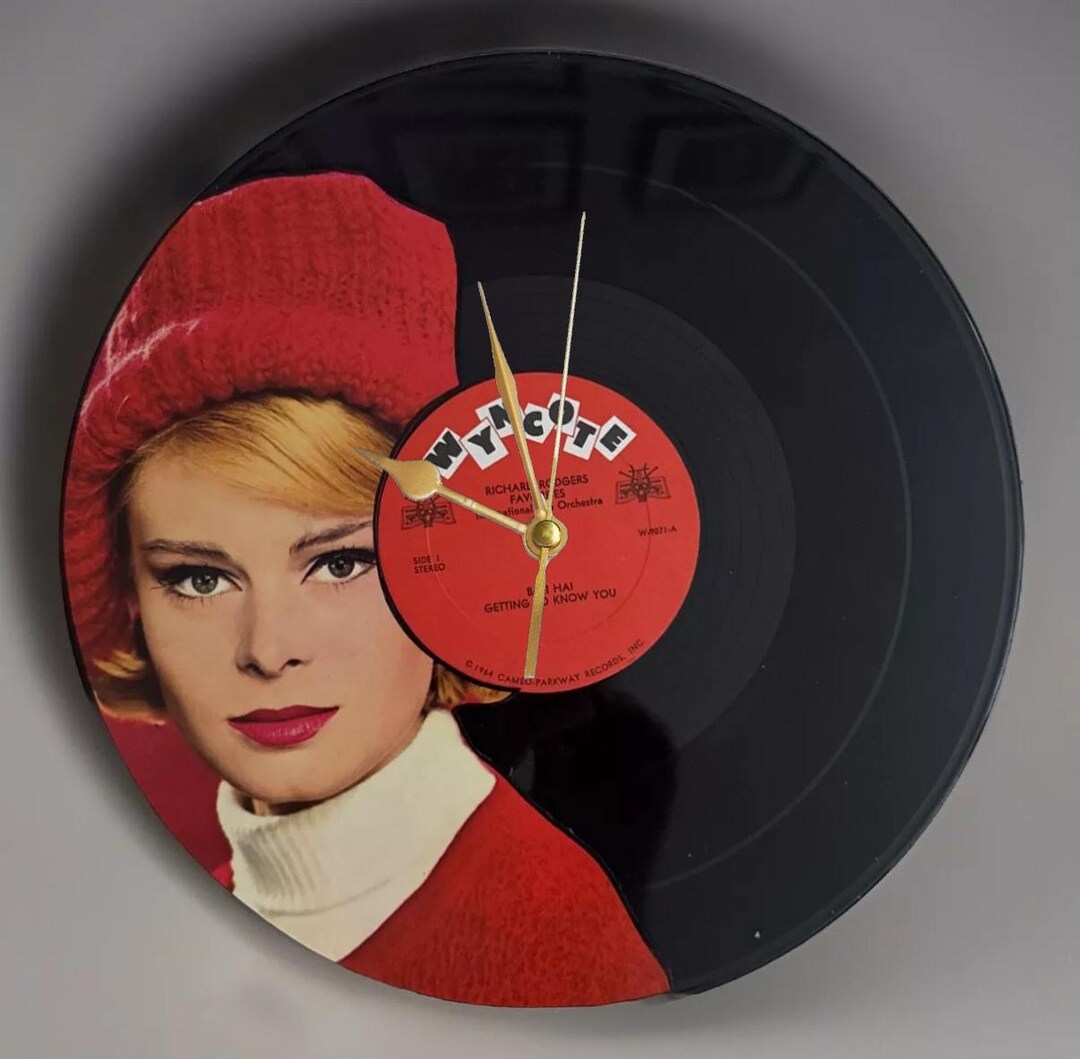 Cheesecake Vinyl Record and Cover Art Wall Clock - Etsy
