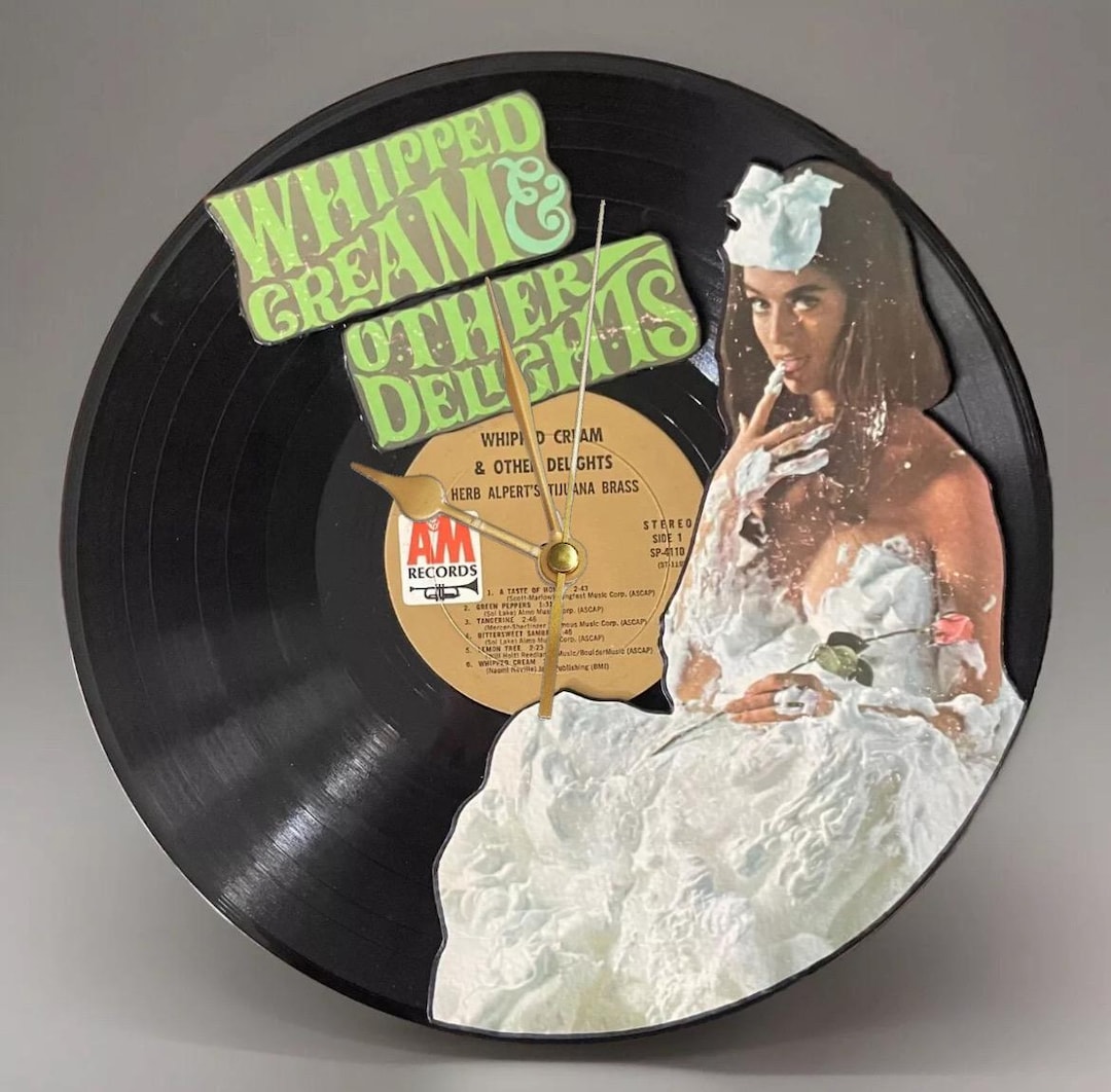 Herb Alpert Whipped Cream Album Art Vinyl Record Wall Clock - Etsy