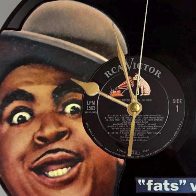 Fats Waller Vinyl Record and Cover Art Wall Clock - Etsy