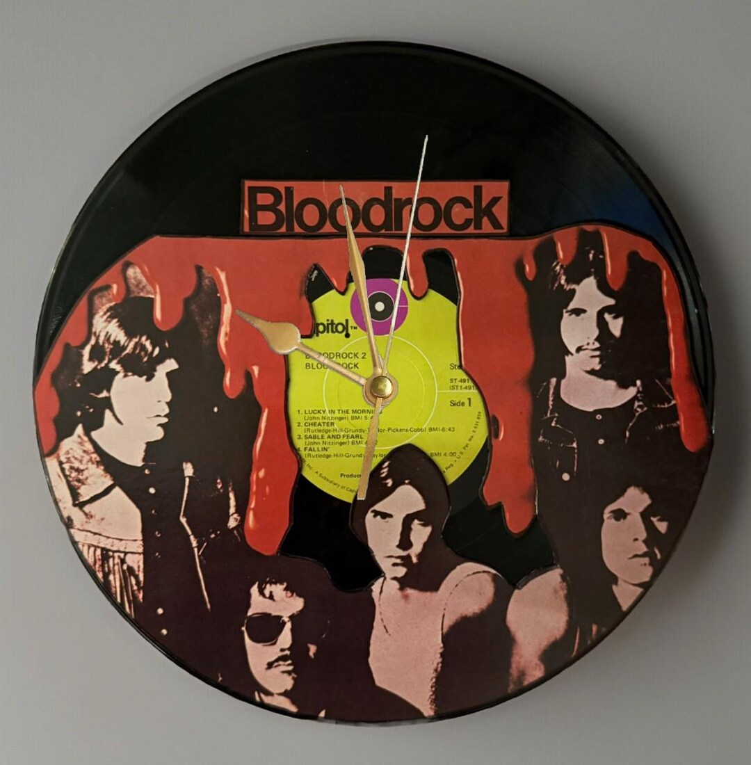 Bloodrock 2 Vinyl Record and Cover Art Wall Clock - Etsy