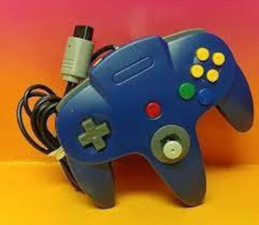 N64 Controller Blue 3rd Party - Etsy