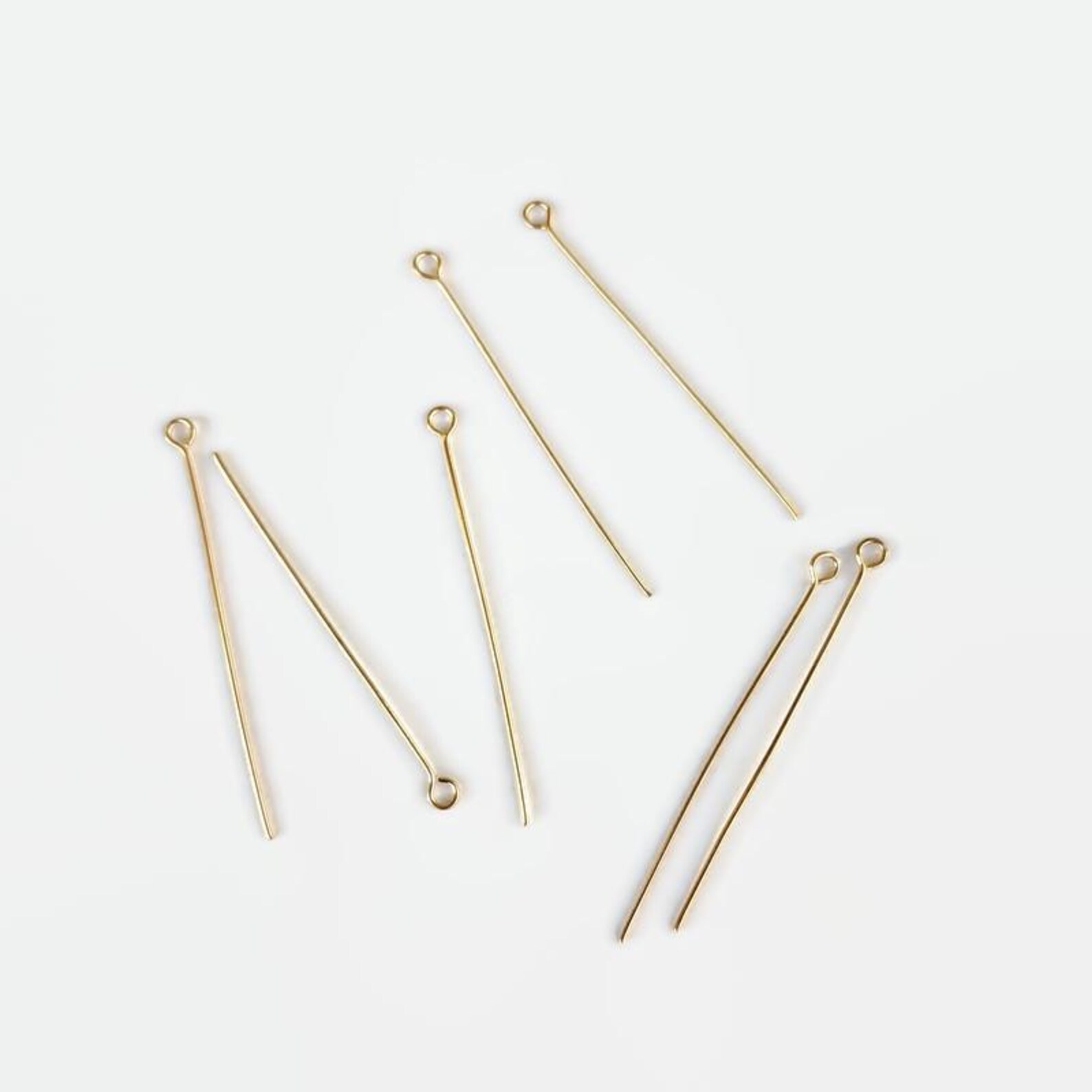 Stainless Steel Eye Pins, 30mm/40mm Eye Headpins, 22 Gauge Eye Pins ...