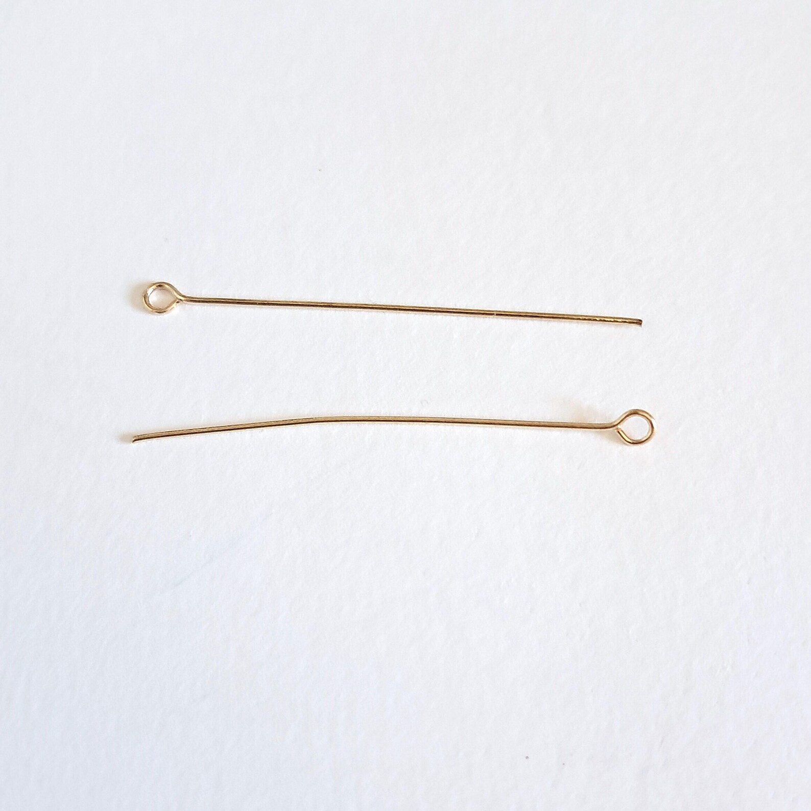 Stainless Steel Eye Pins, 30mm/40mm Eye Headpins, 22 Gauge Eye Pins ...