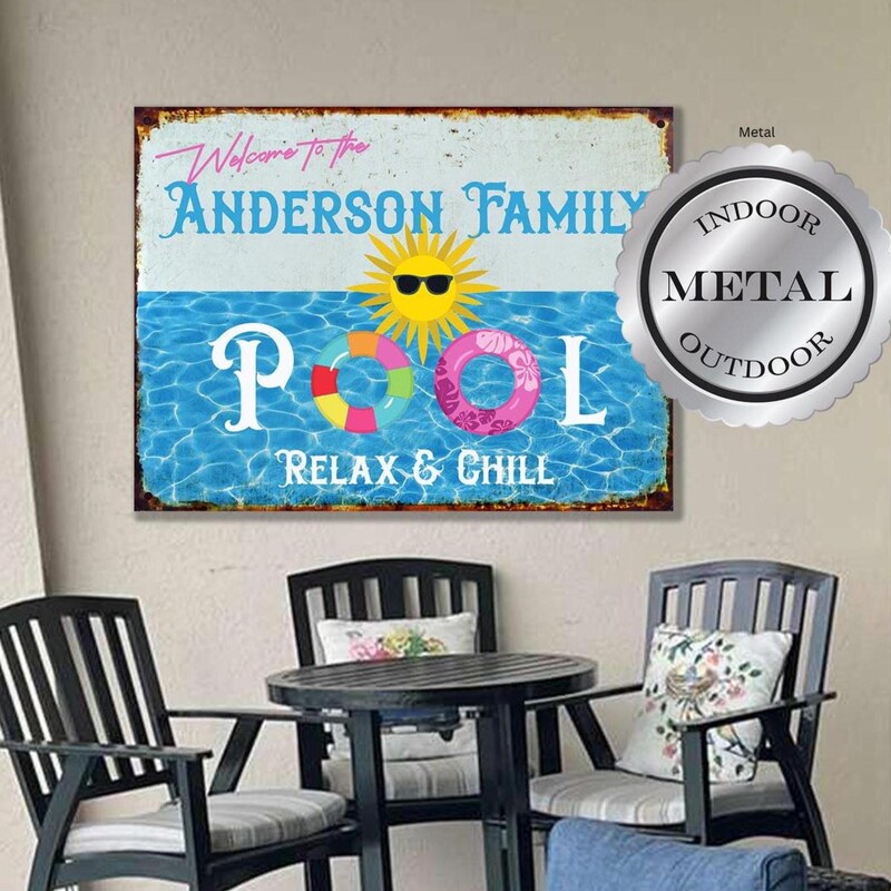 Funny Pool Signs - Etsy