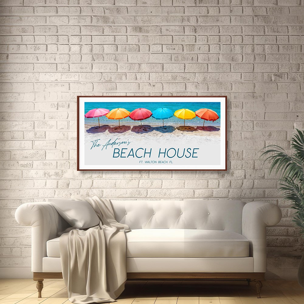 Custom Beach House Sign, Personalized Beach House Sign, Beach House ...