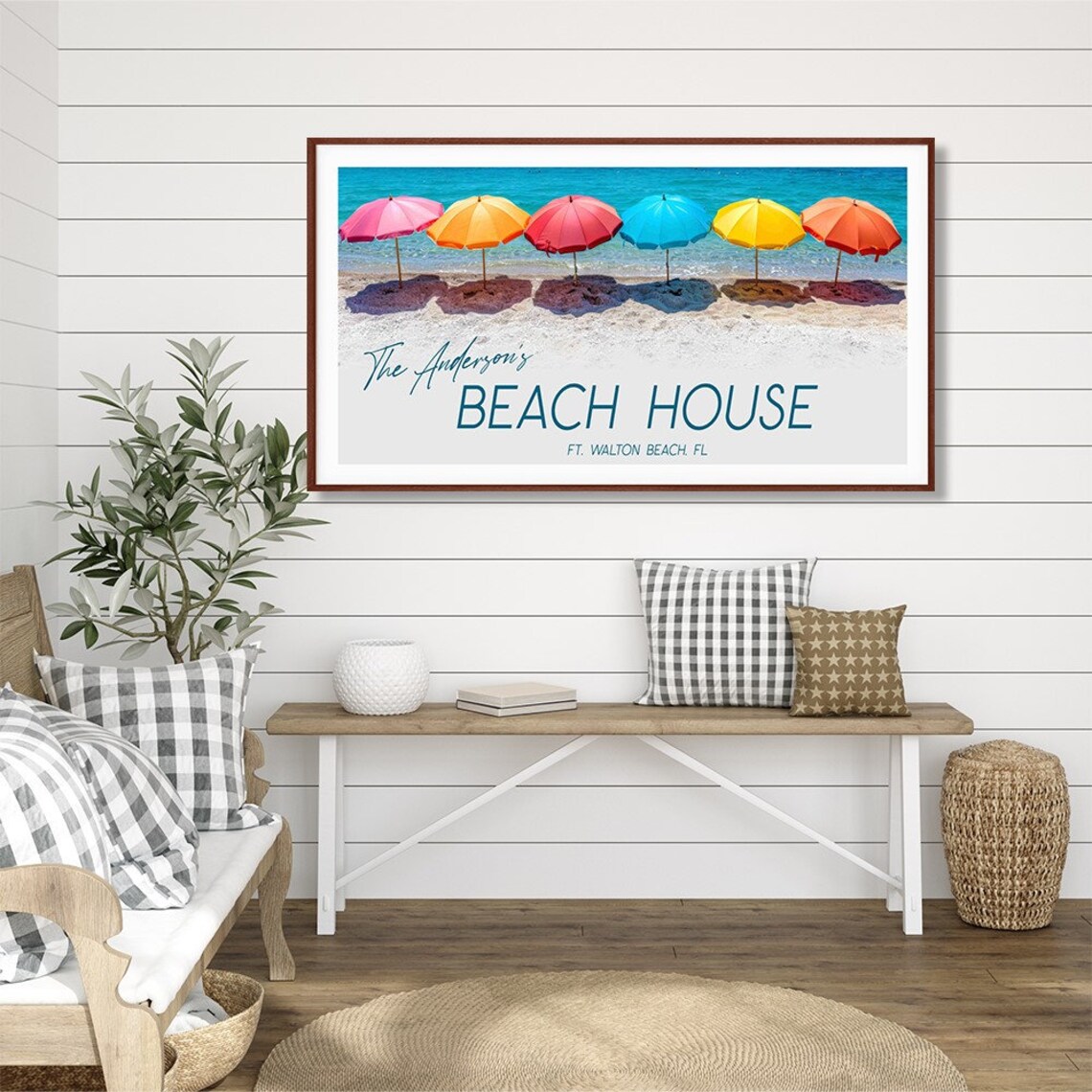 Custom Beach House Sign, Personalized Beach House Sign, Beach House ...