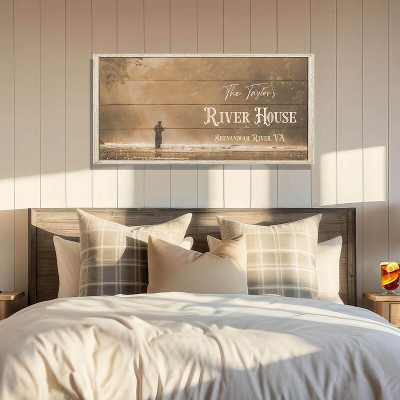 River Sign - Etsy