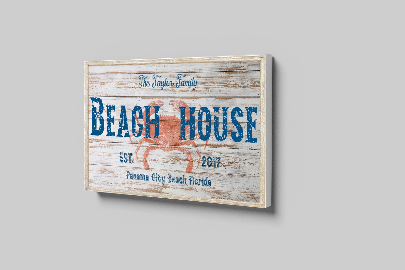 Custom Beach House Sign, Personalized Beach House Sign, Beach House ...
