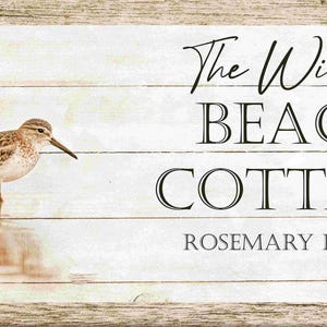 Custom Seaside Cottage Canvas Sign Personalized Seaside Cottage Sign ...