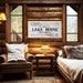 Custom Lake House Canvas Sign Personalized Lakehouse Sign Lake House ...
