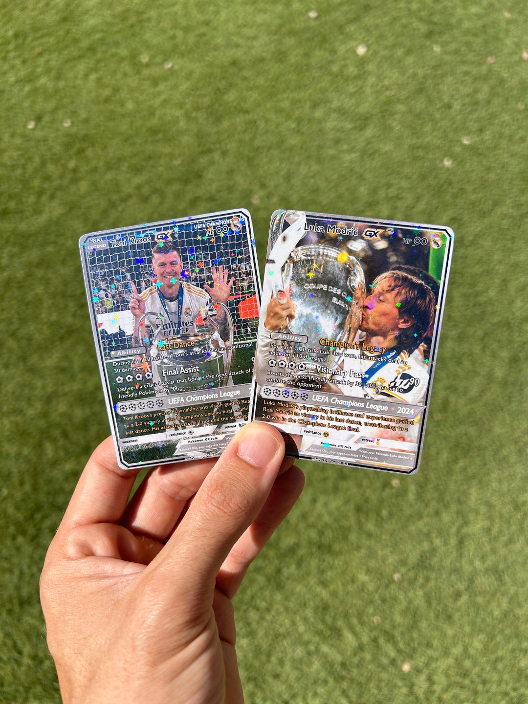 Toni Kroos and Luka Modrić Real Madrid FC UCL Special Custom Football ...