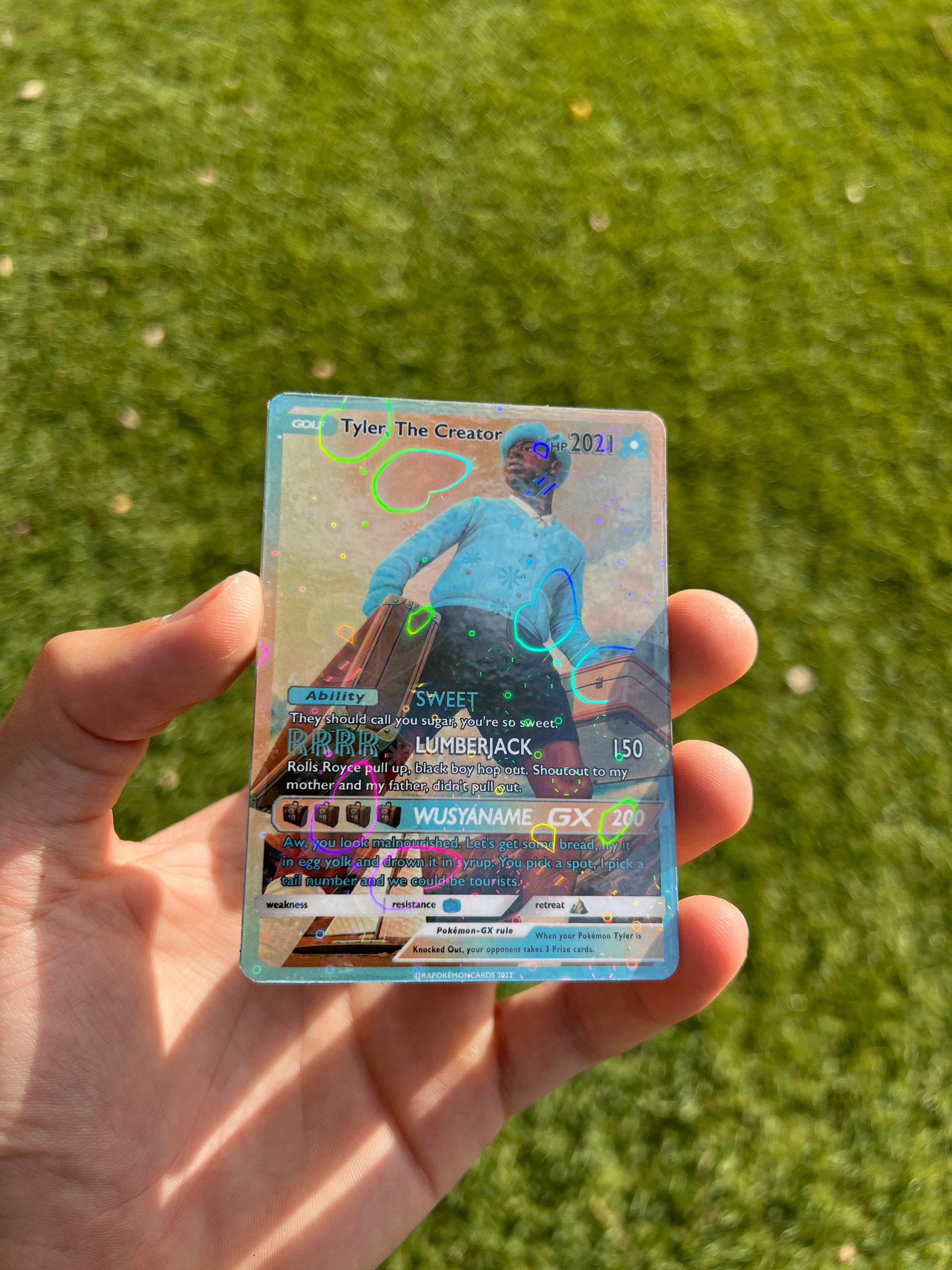 Tyler, the Creator Driver's License and Pokémon Style GX Card PACK - Etsy