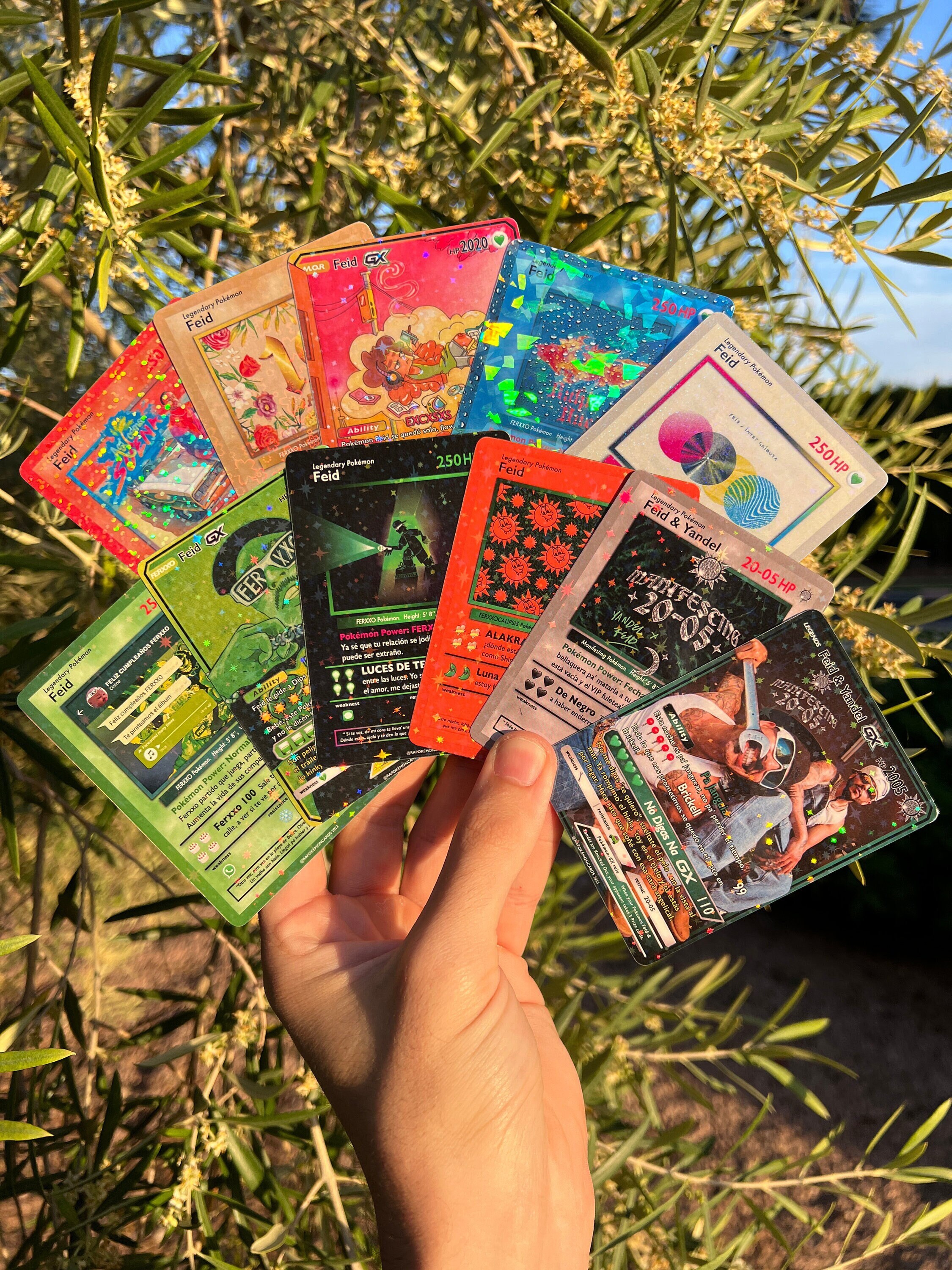 Feid Pokémon Style Cards FULL PACK - Etsy