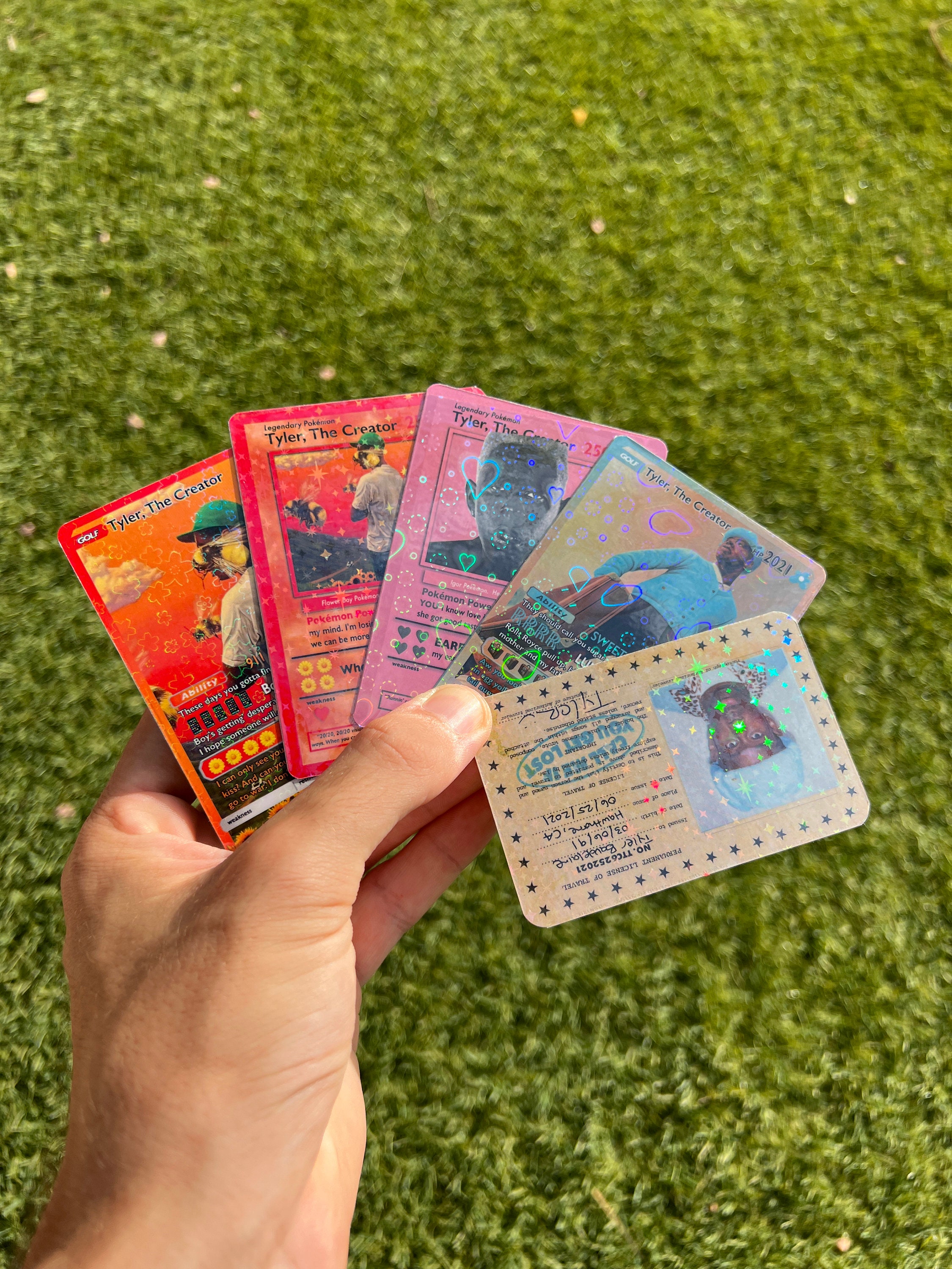 Tyler, the Creator full Discography Pokémon Style PACK Cards - Etsy