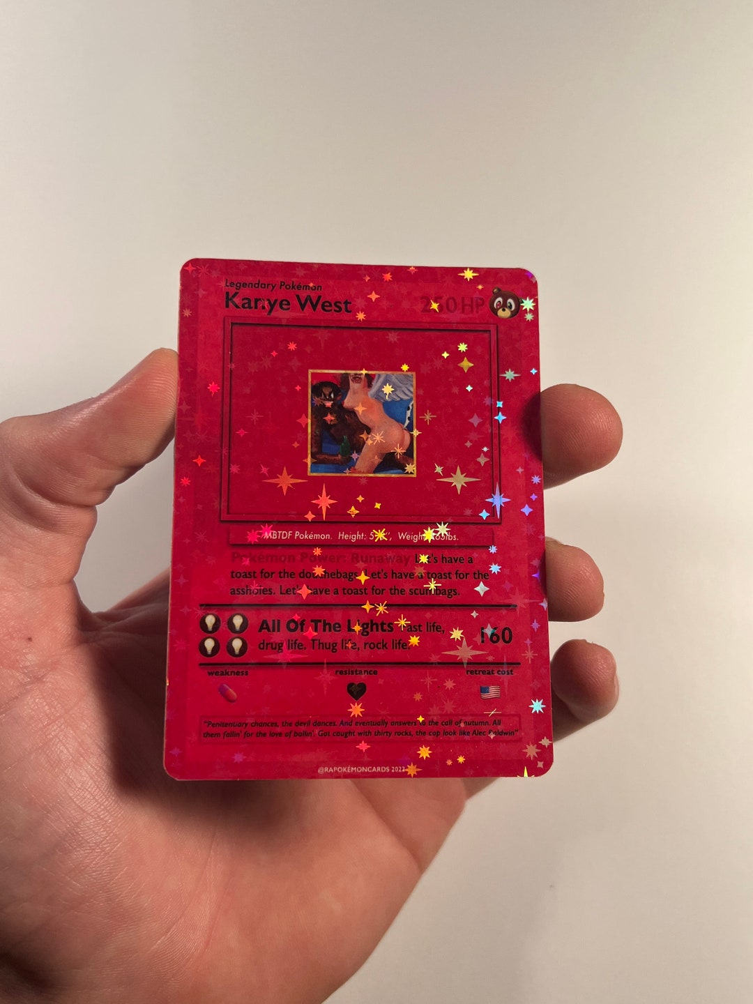 Kanye West YE mbdtf Pokémon Style OG Card - Etsy