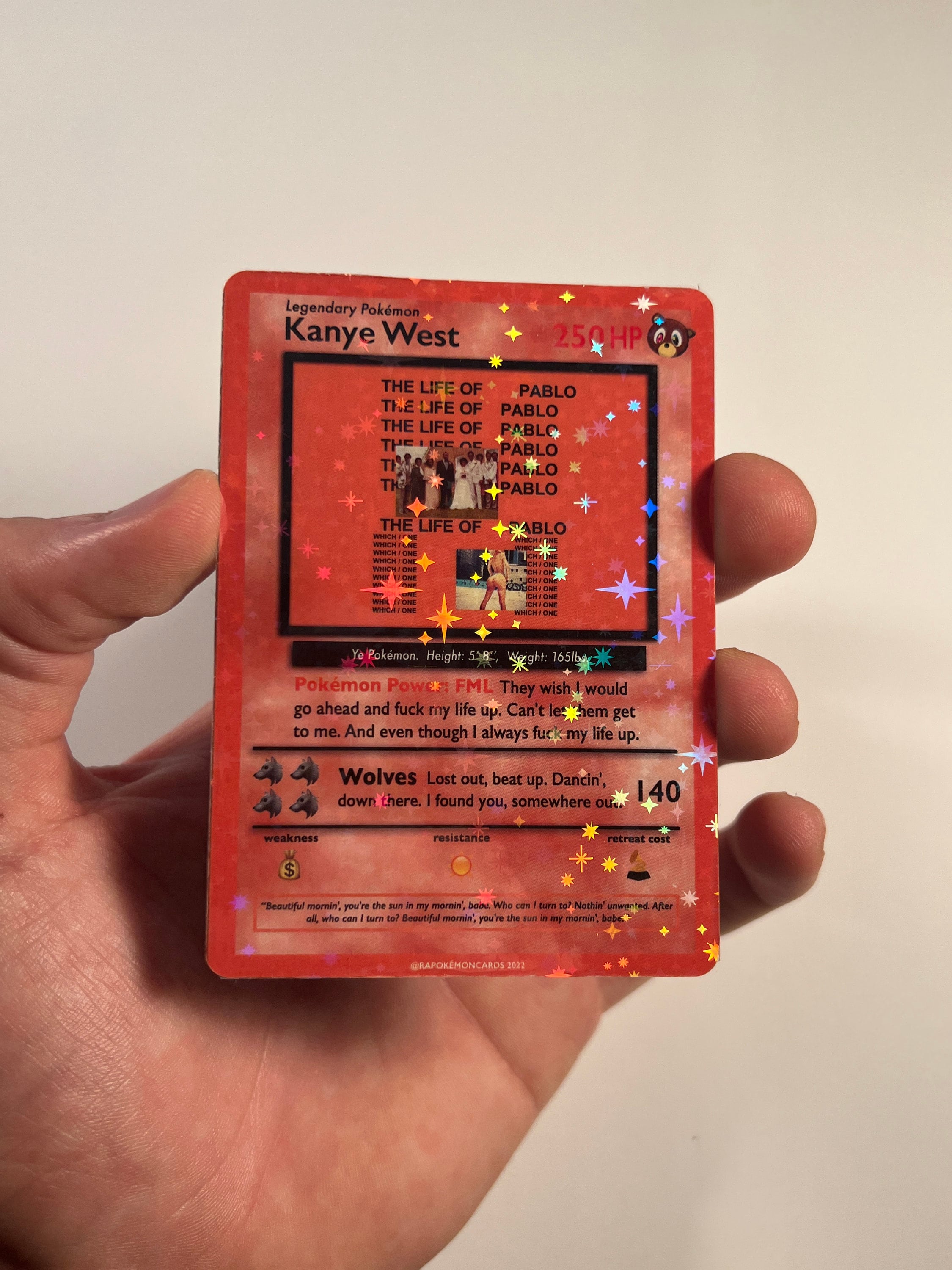 Kanye West YE the Life of Pablo Pokémon Style OG - Etsy