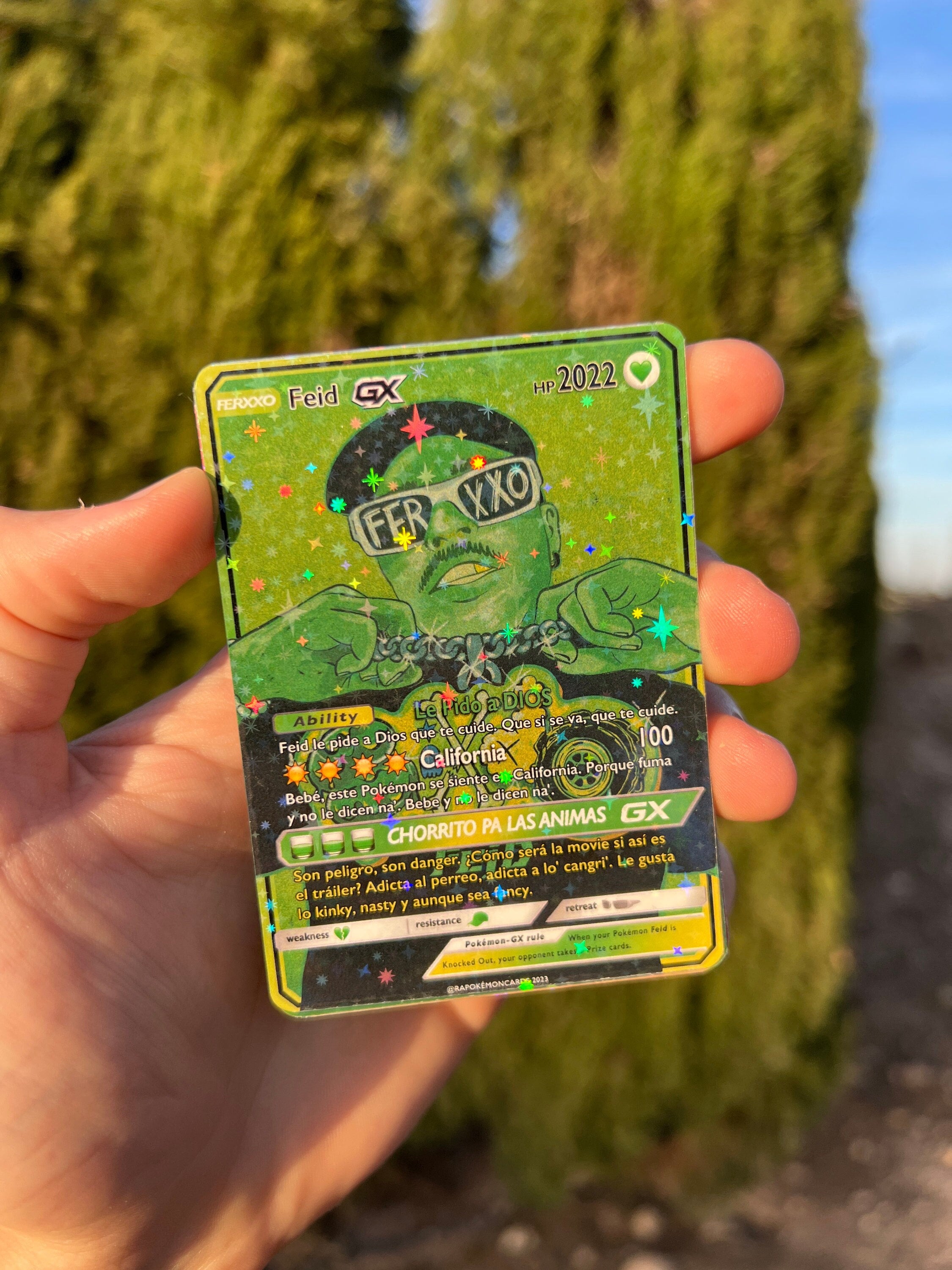 Feid sixdo Pokémon Style GX Card - Etsy