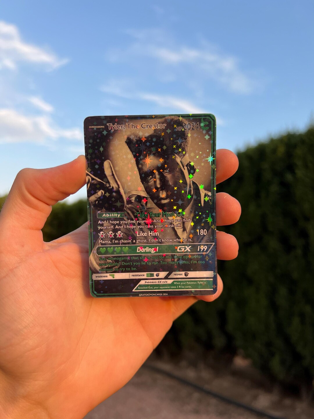 Tyler, the Creator chromakopia Pokémon Style GX Card - Etsy