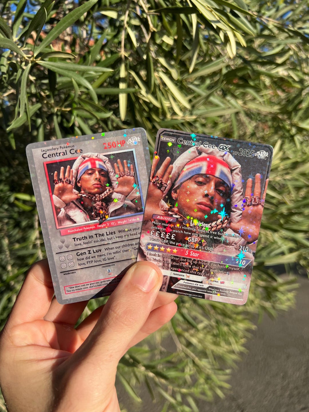 Central Cee CRG Can't Rush Greatness Pokémon Style Cards PACK - Etsy
