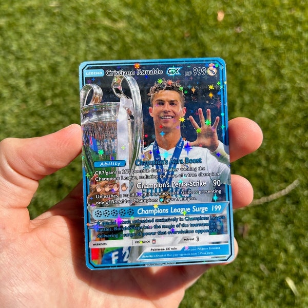 Ronaldo Soccer Card - Etsy