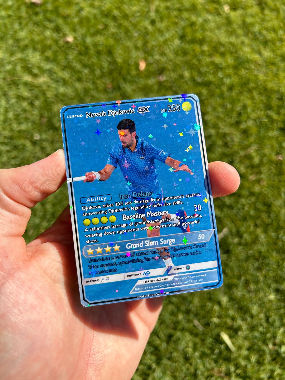 Novak Djokovic Custom Tennis Pokémon GX Card - Etsy