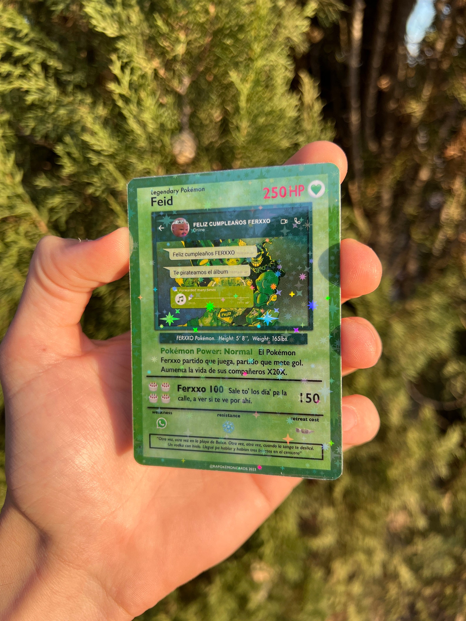 Feid happy Birthday Ferxxo We Pirated Your Album Pokémon Style OG Card ...